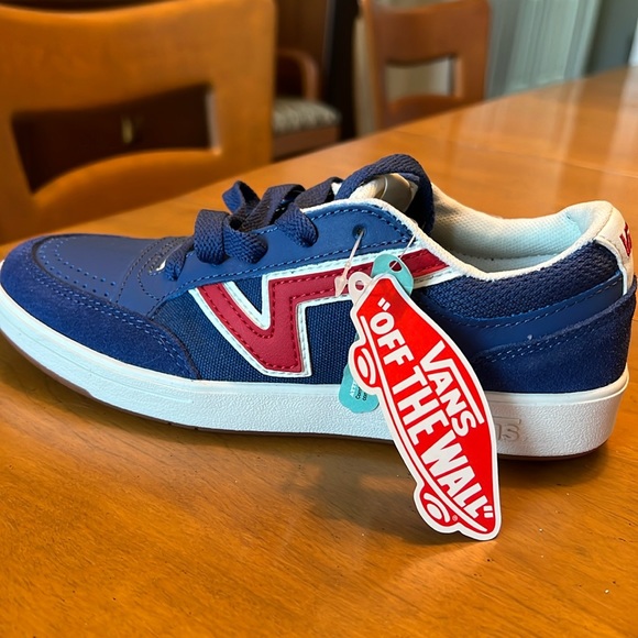 Vans | Shoes | Kids Vans Sneakerssize 4 And Nwt Super Cute | Poshmark